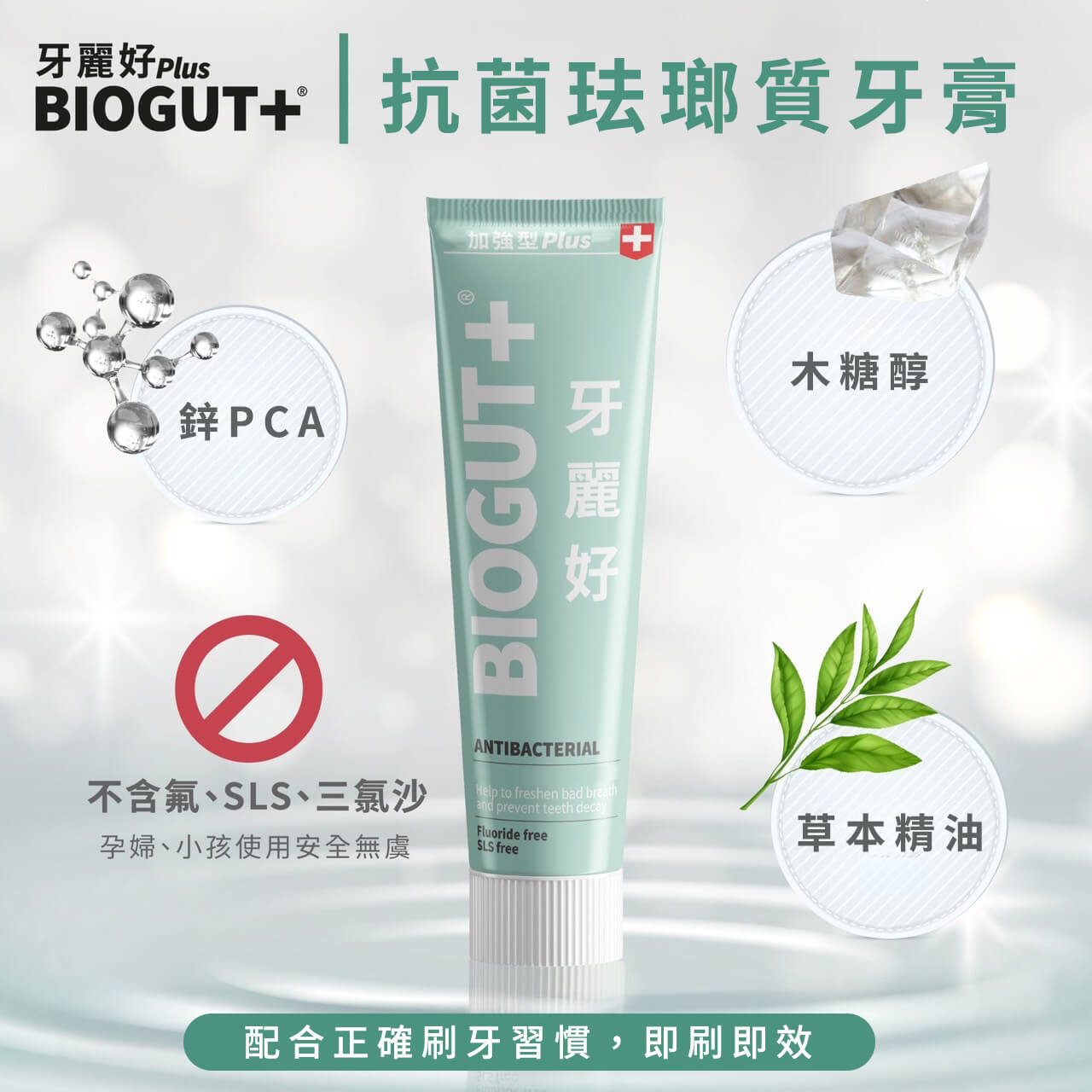 Biogut Plus牙麗好 HAP琺瑯質系列牙膏 醫友健賞團評價推薦